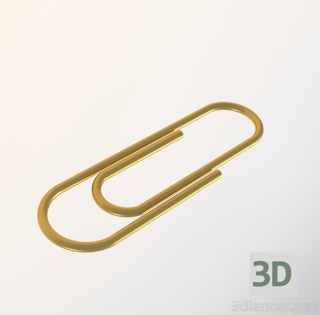 3d model Paper clip | 70006 | 3dlancer.net
