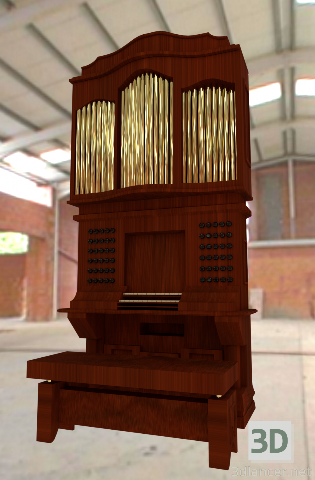 3d model A small organ organ | 25601 | 3dlancer.net