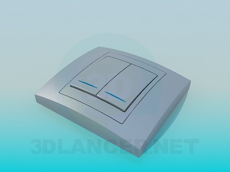 3d model Double light switch | 1604 | 3dlancer.net