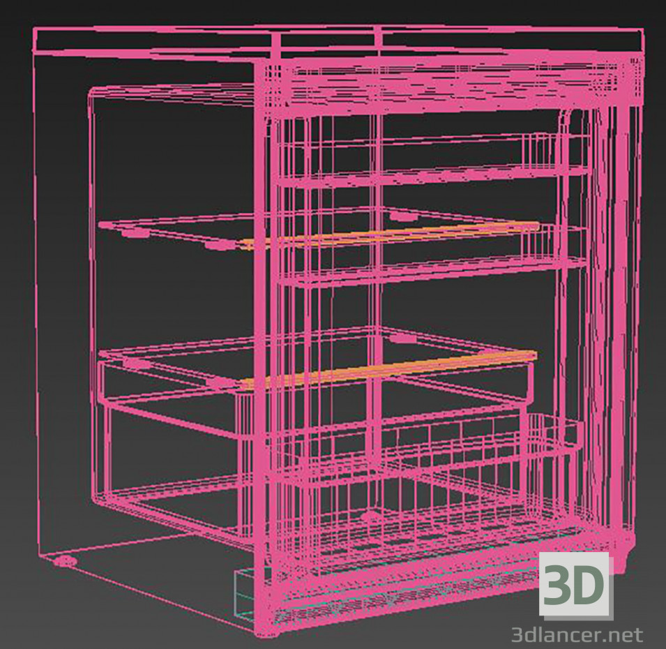 3d model Mini fridge | 18604 | 3dlancer.net
