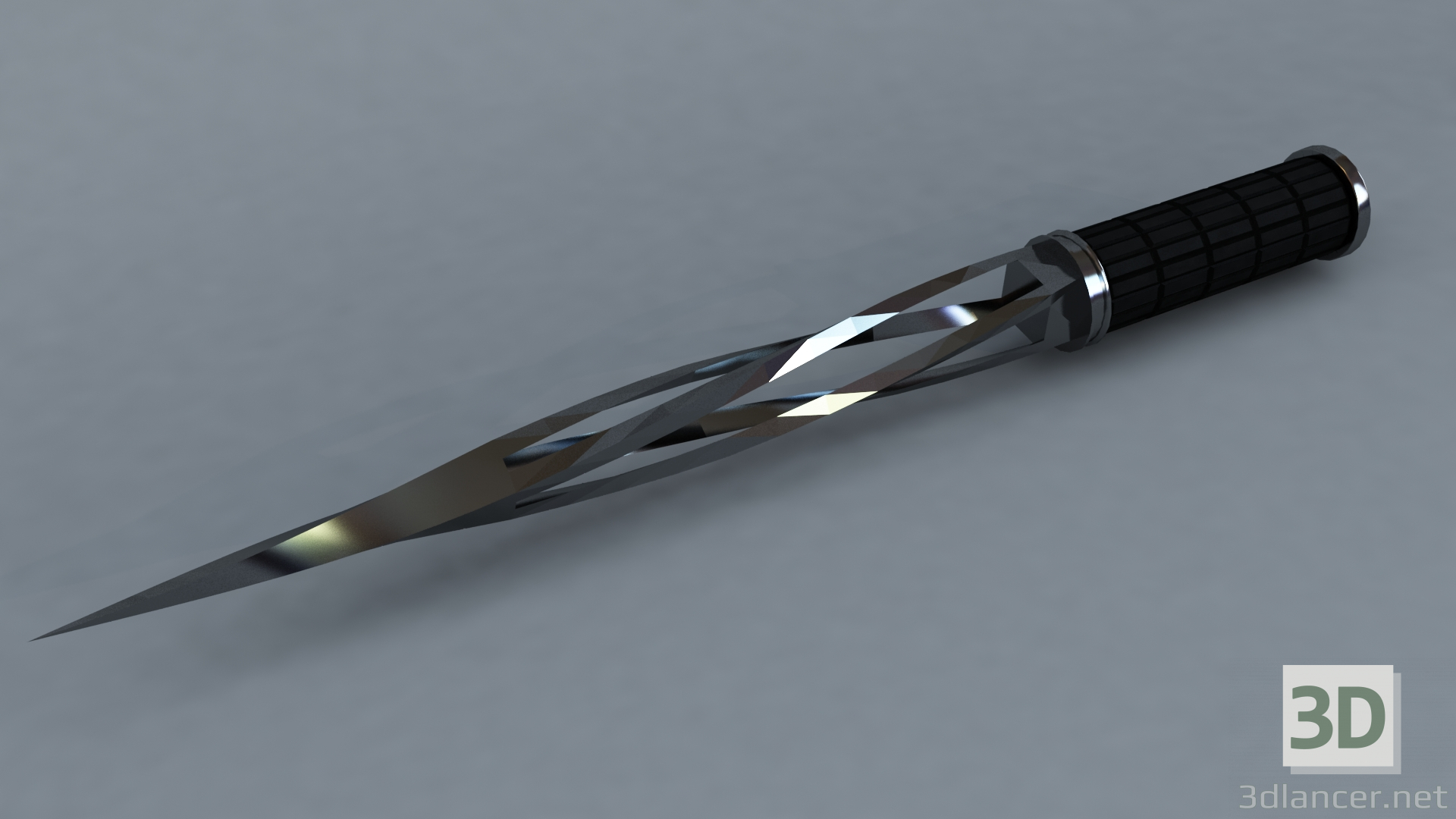 3d model Twisted knife | 59605 | 3dlancer.net