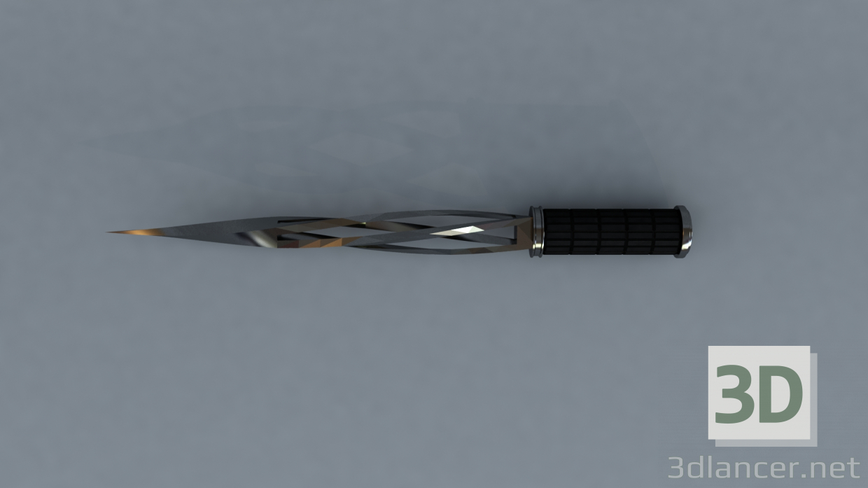 3d model Twisted knife | 59605 | 3dlancer.net