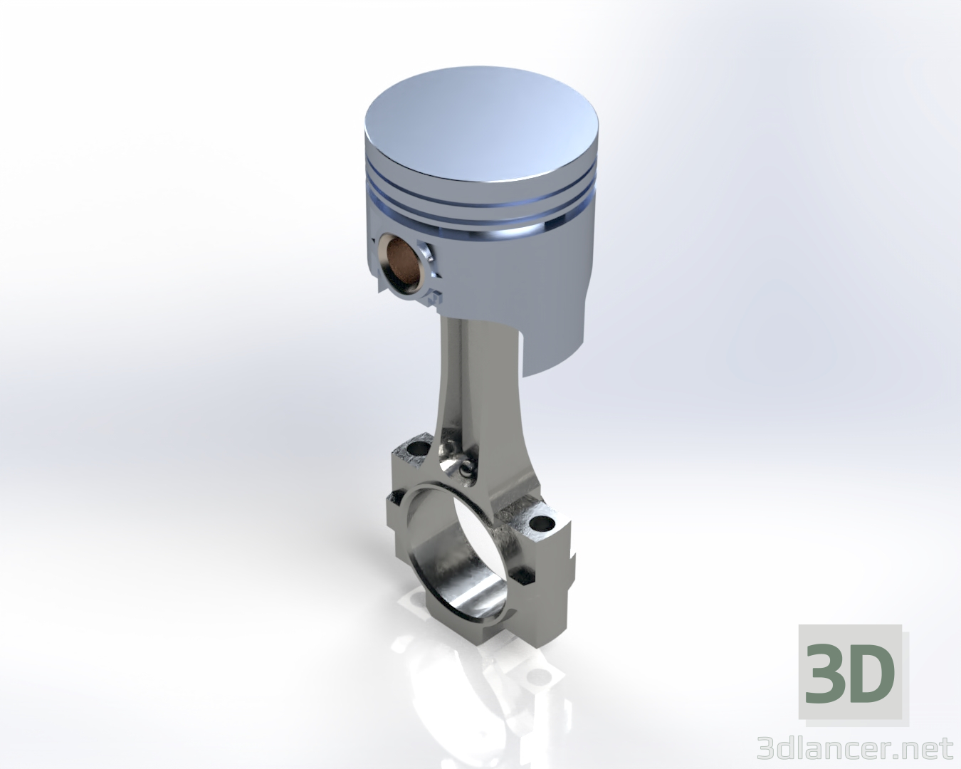 Modèle 3D Piston avec bielle | 88616 | 3dlancer.net