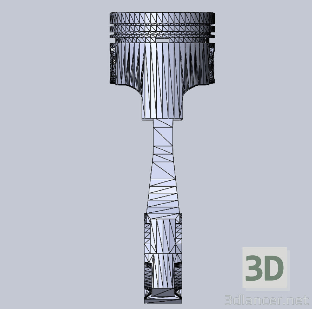 3d model Piston with connecting rod | 88616 | 3dlancer.net