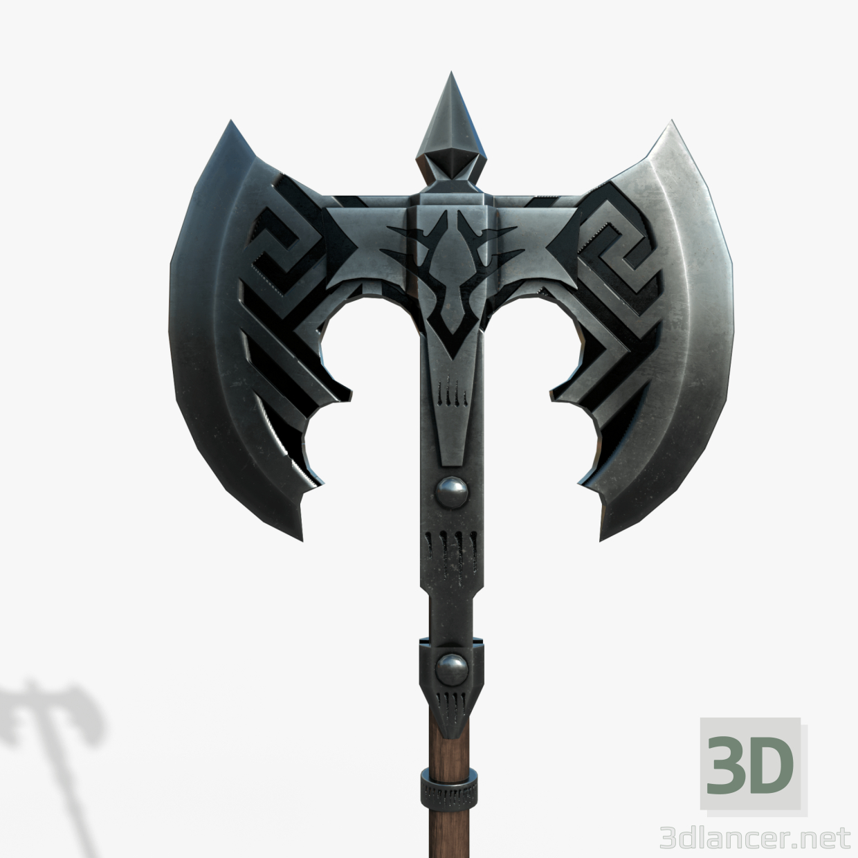 3d model Two handed Ax | 96623 | 3dlancer.net