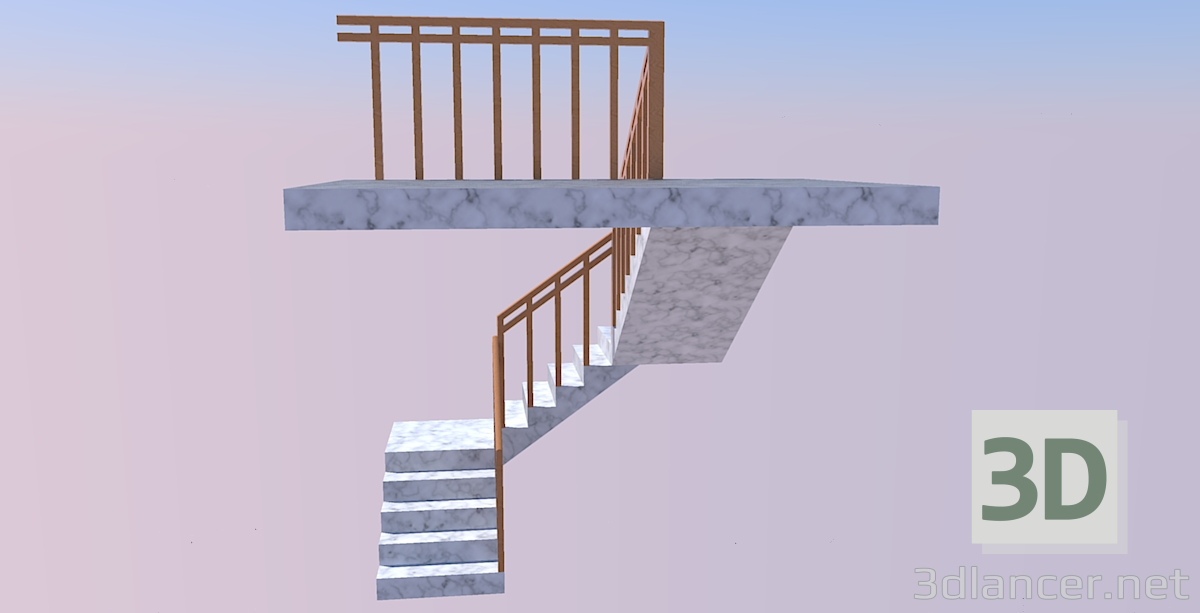 3d model Stairs | 76625 | 3dlancer.net