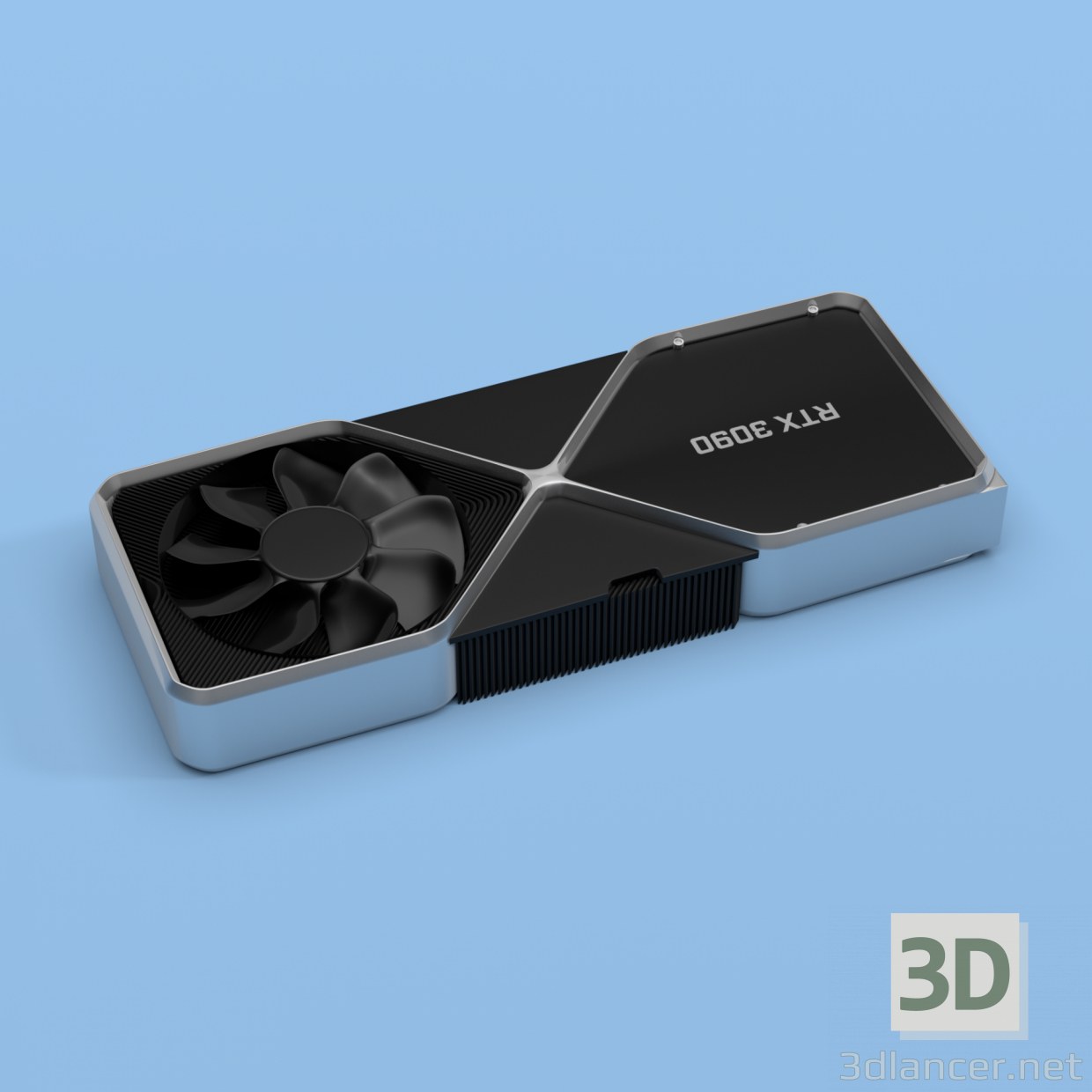 3d model Nvidia Geforce RTX 3090 Graphics Card | 52634 | 3dlancer.net