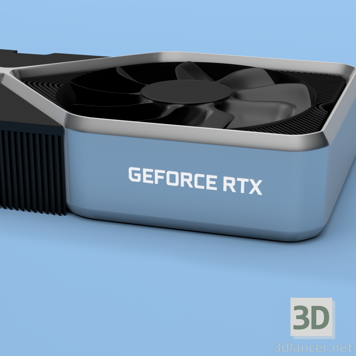 3d model Nvidia Geforce RTX 3090 Graphics Card | 52634 | 3dlancer.net