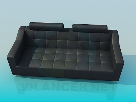 3d model Leather sofa | 1639 | 3dlancer.net