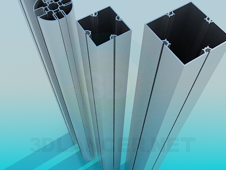 3d model Aluminium profiles | 2645 | 3dlancer.net