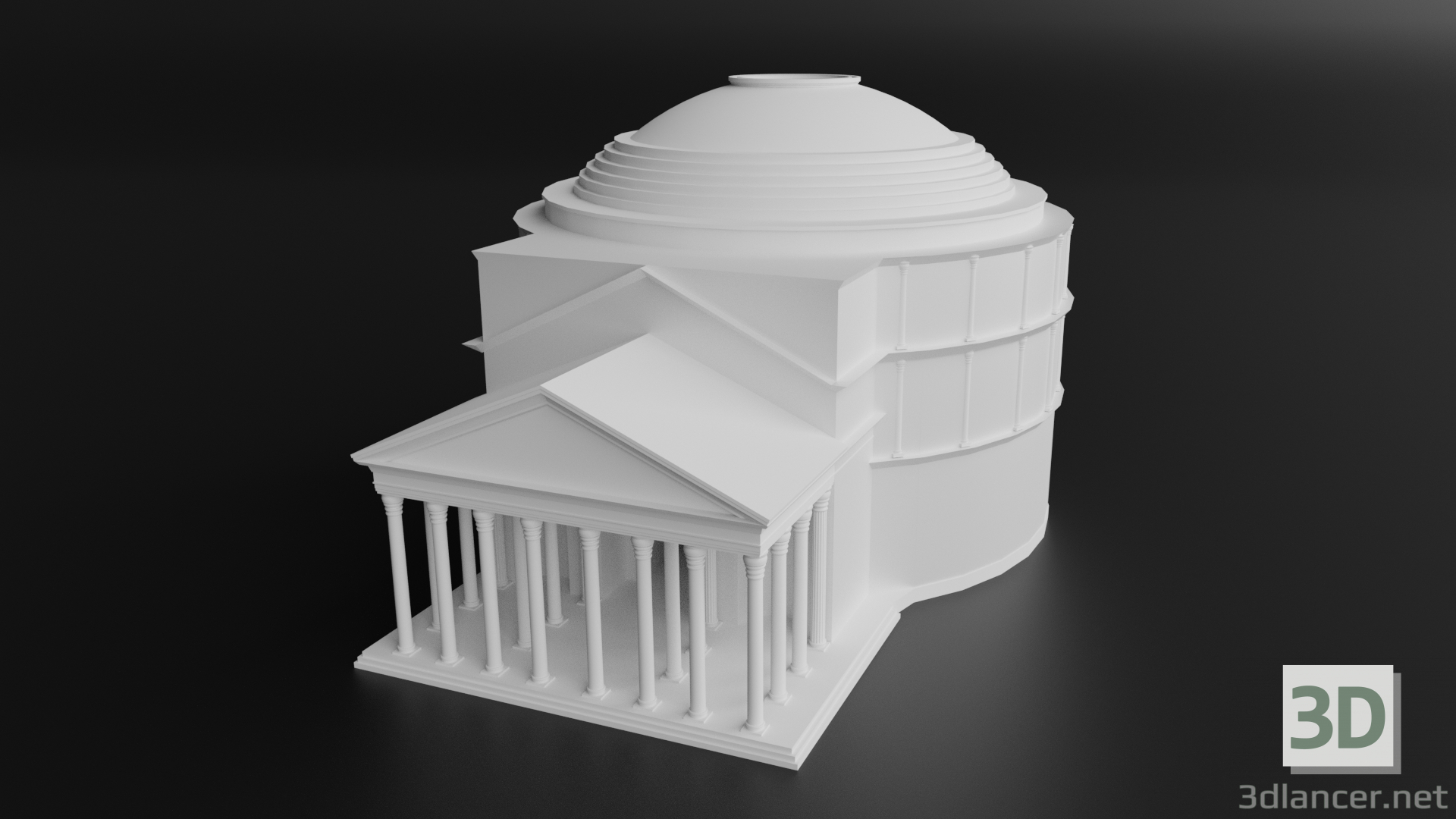 3d model Roman Pantheon (Roman Pantheon) | 60645 | 3dlancer.net