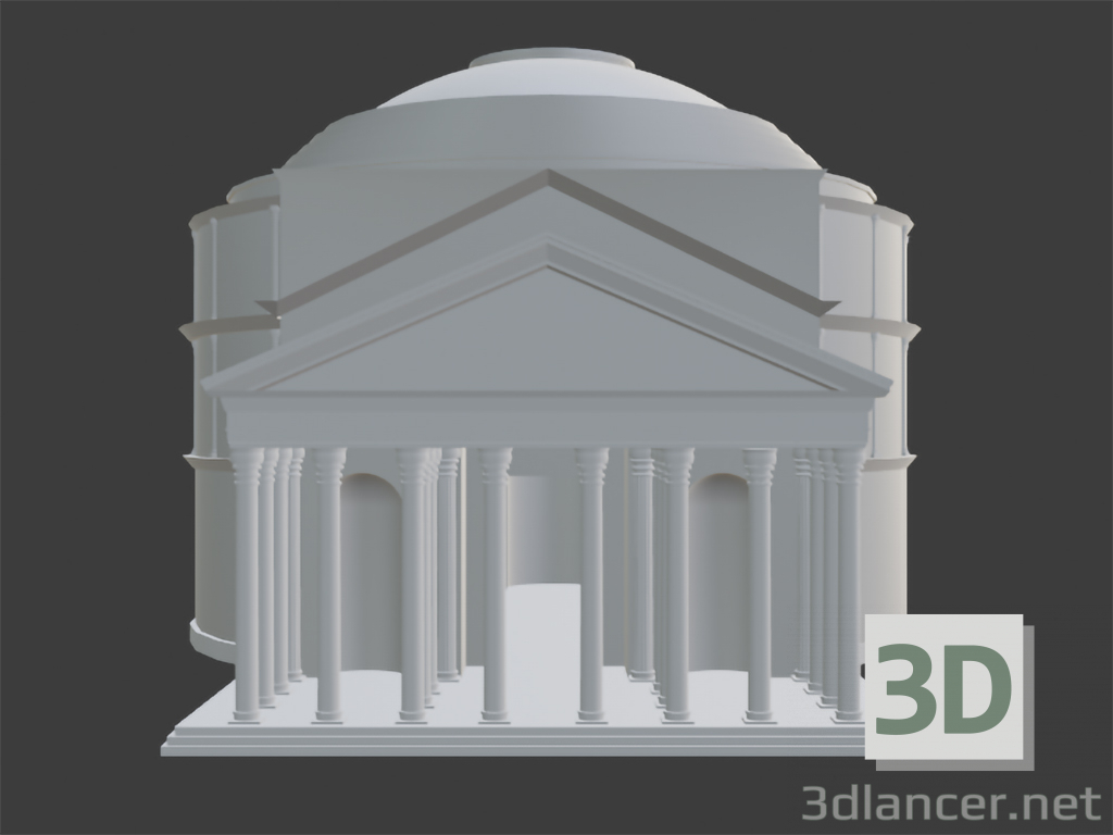 3d model Roman Pantheon (Roman Pantheon) | 60645 | 3dlancer.net
