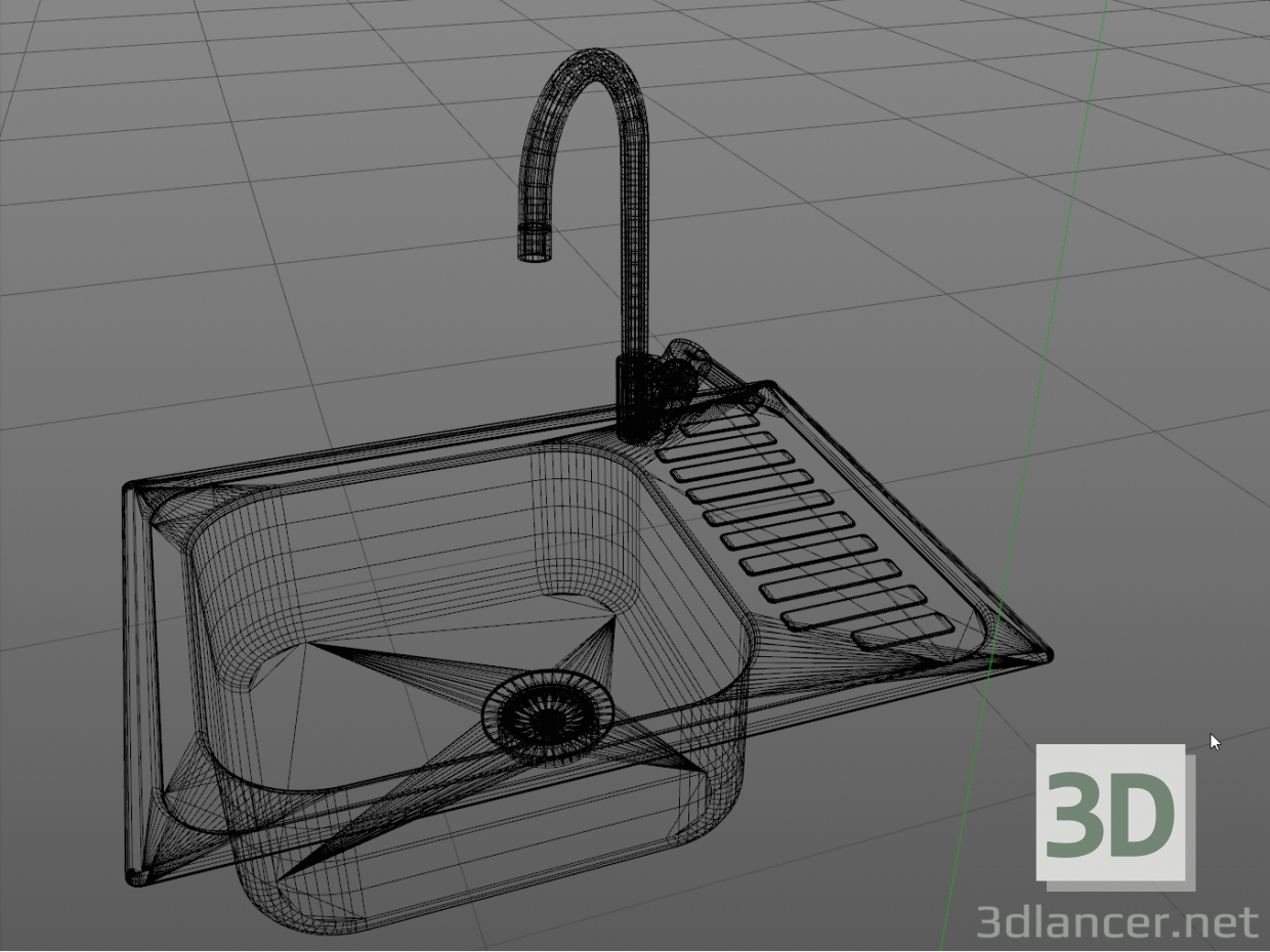 3d model Sink TEKA Classic 1B 1-2D | 34650 | 3dlancer.net
