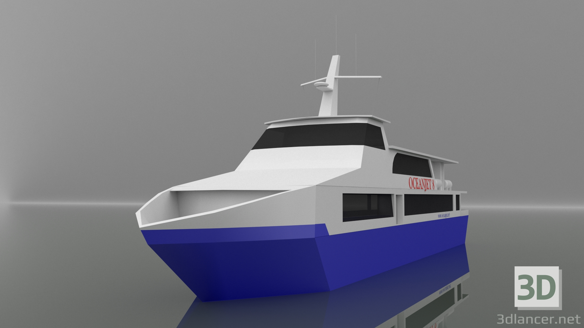 3d model Ocean jet 8 | 43660 | 3dlancer.net
