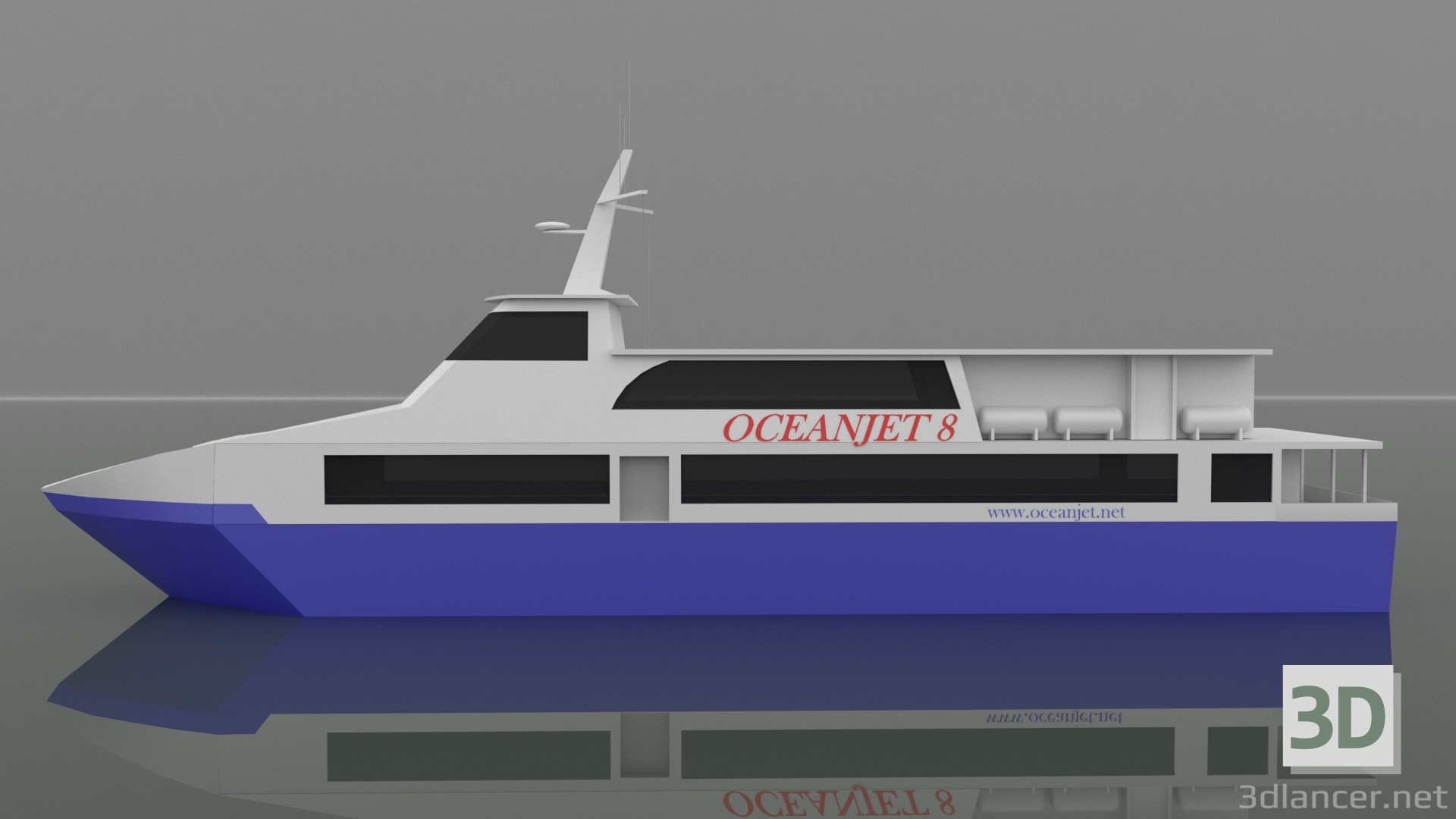 3d model Ocean jet 8 | 43660 | 3dlancer.net