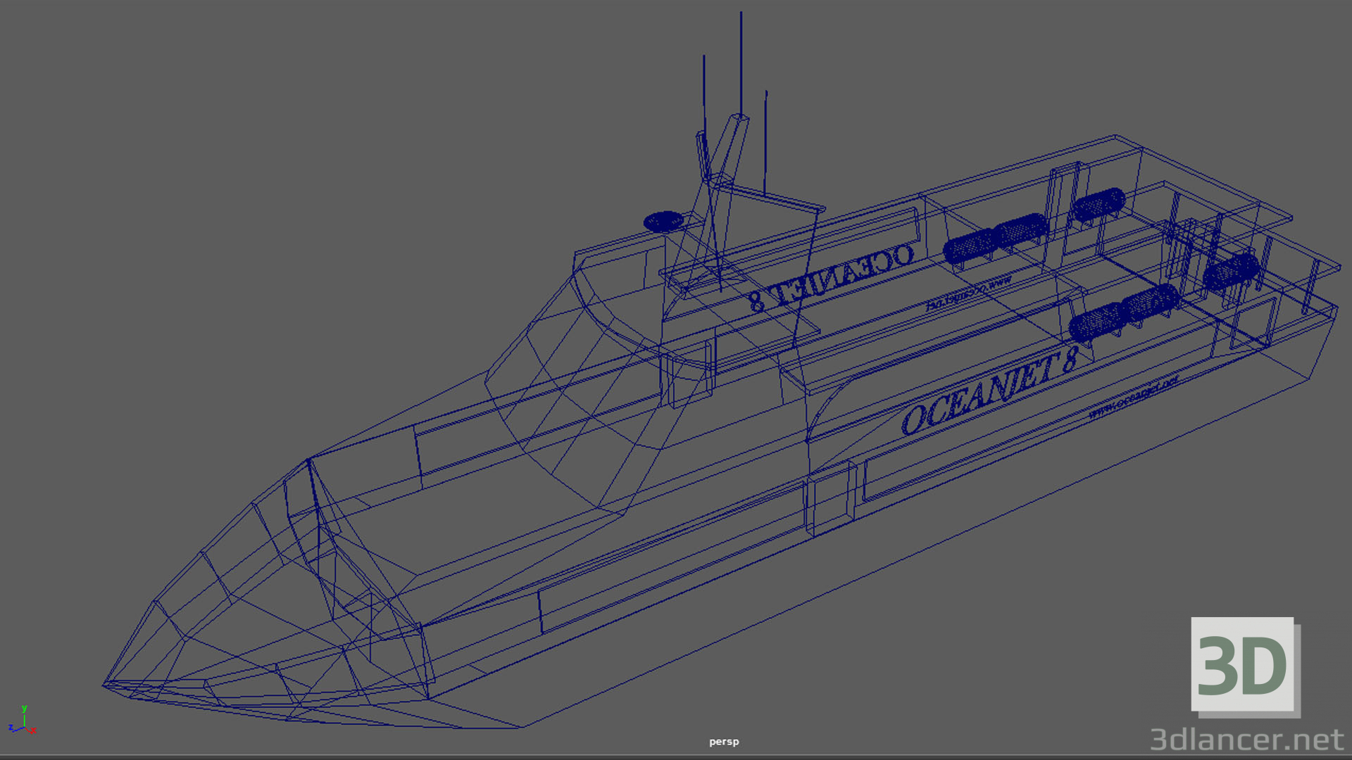 3d model Ocean jet 8 | 43660 | 3dlancer.net