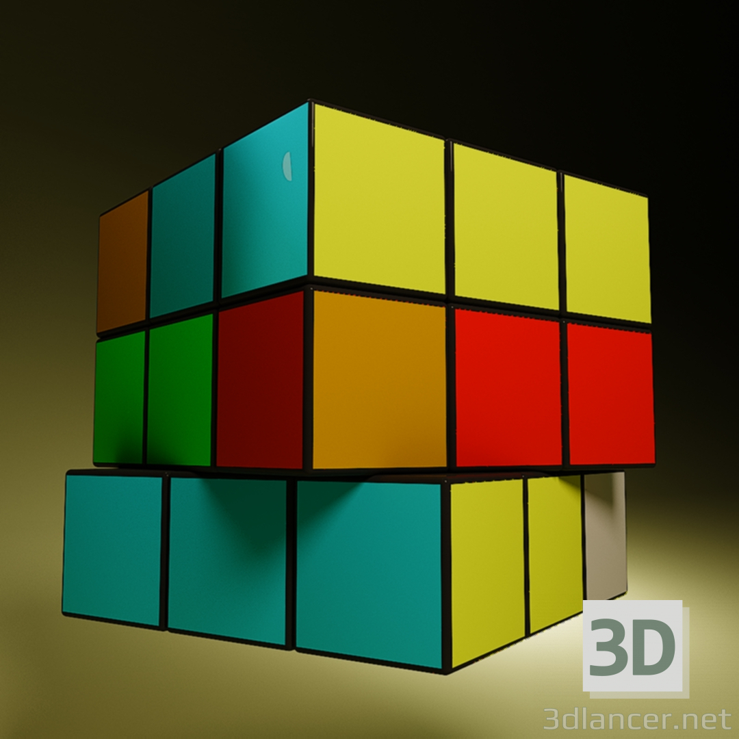 3d model Rubik's Cube Animated | 21664 | 3dlancer.net