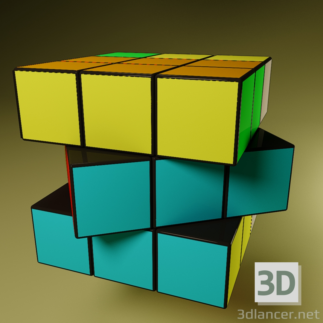 3d model Rubik's Cube Animated | 21664 | 3dlancer.net