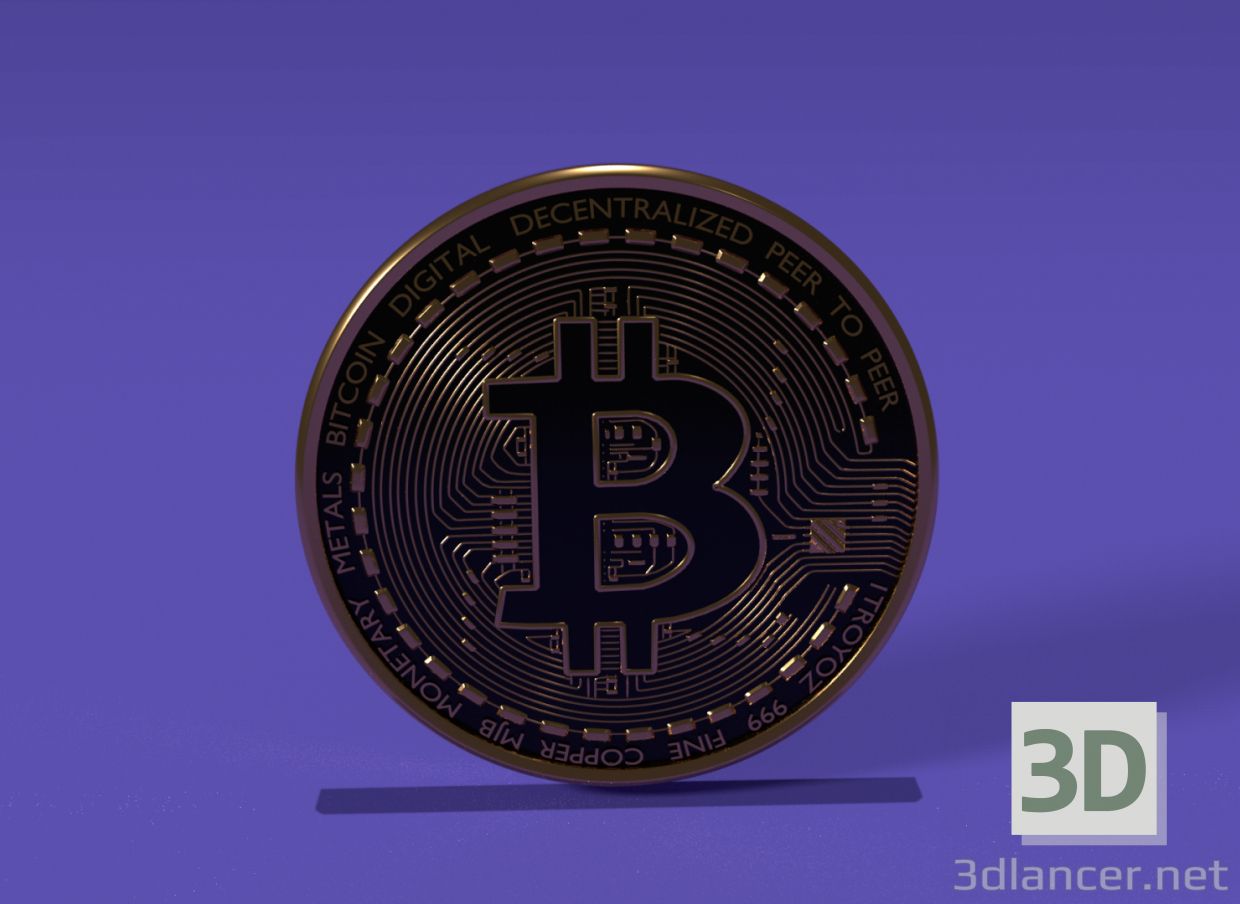 3d model Bitcoin token | 46667 | 3dlancer.net