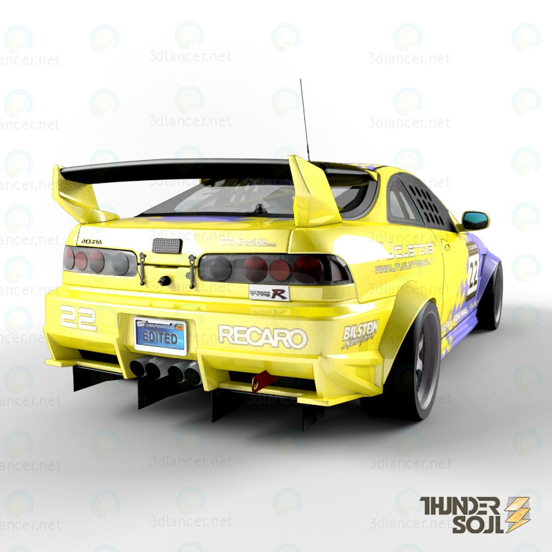 3d model Acura Integra Type-R [2001-2002] | 14690 | 3dlancer.net