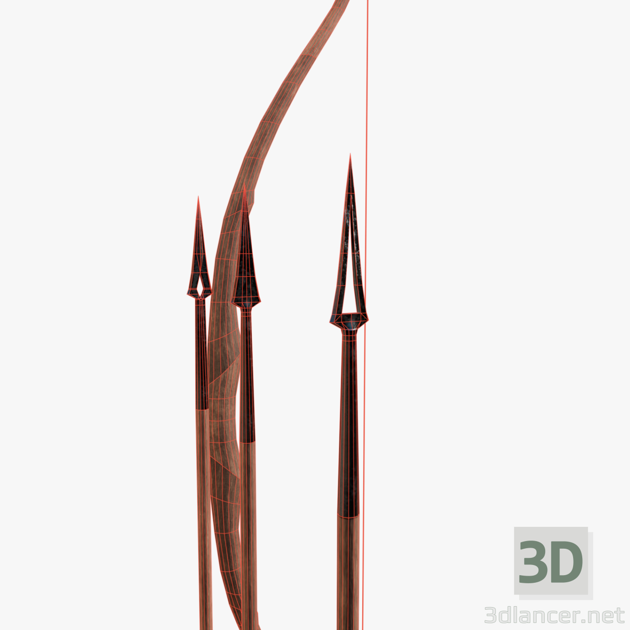 3d model Bow and arrow | 103693 | 3dlancer.net