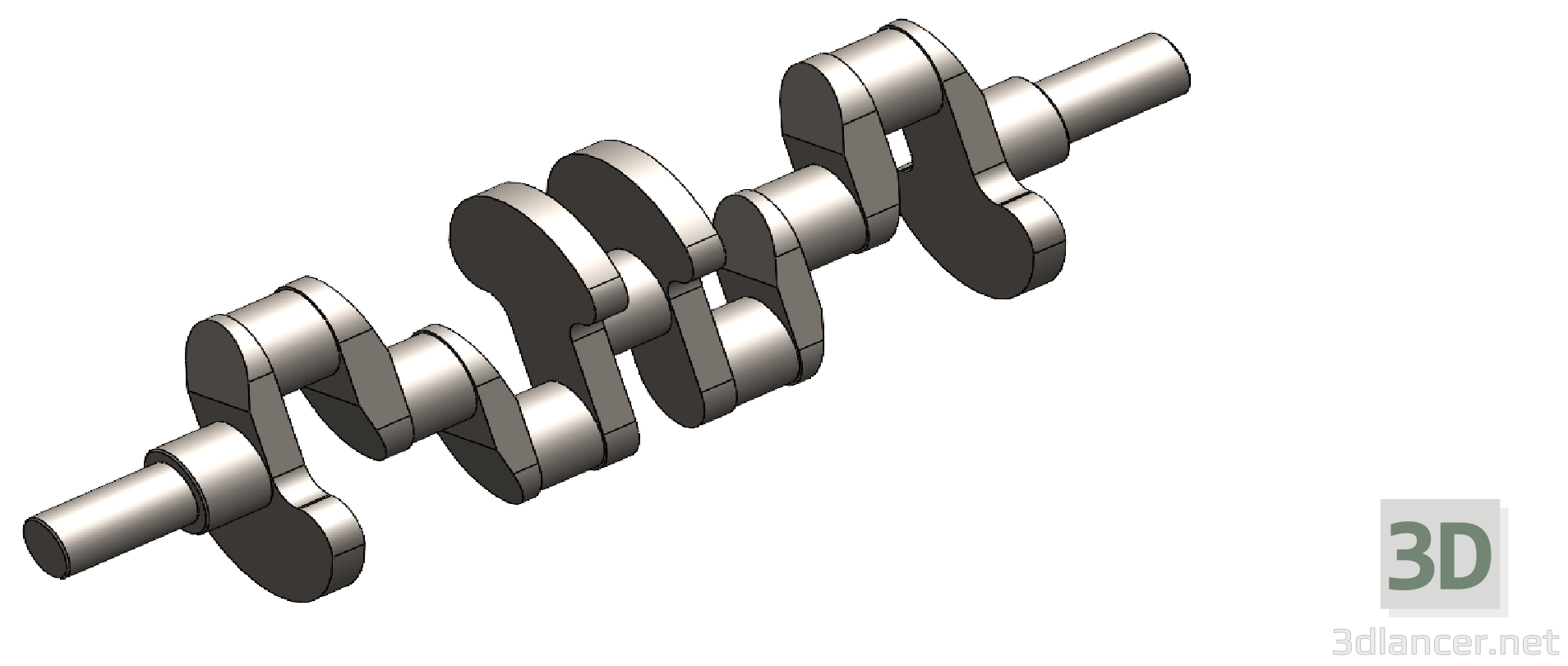 3d model Crankshaft | 79693 | 3dlancer.net