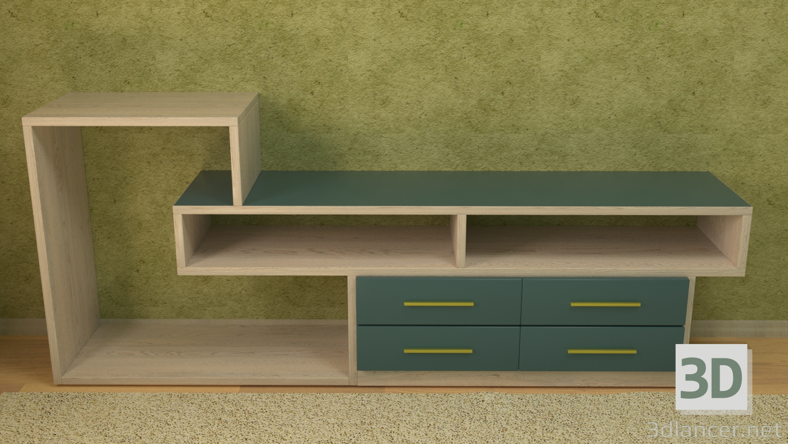 3d model TV console | 71699 | 3dlancer.net