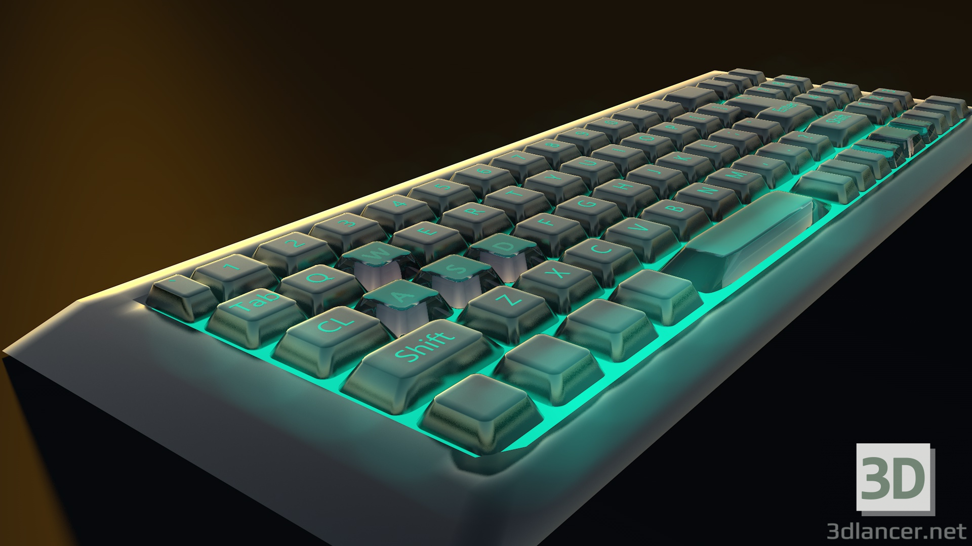 3d model keyboard | 73706 | 3dlancer.net