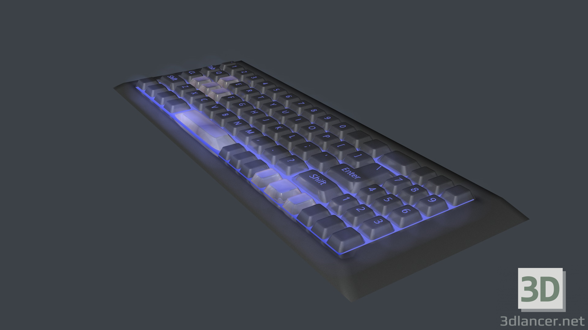 3d model keyboard | 73706 | 3dlancer.net
