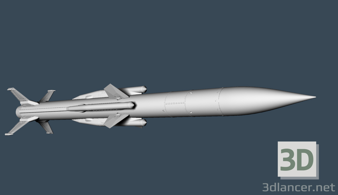 Modèle 3D Fusée 3M9 SAM "Buk" à l'échelle 1:35 | 82713 | 3dlancer.net