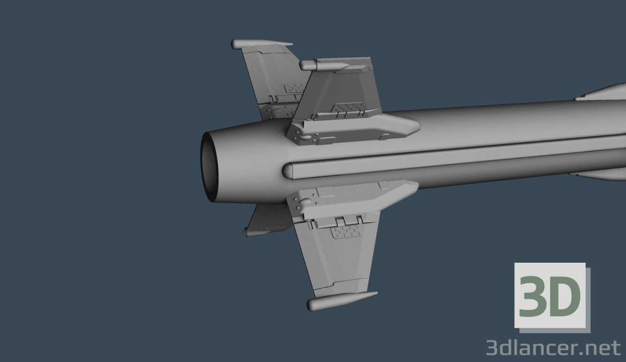 3d model Rocket 3M9 SAM "Buk" in scale 1:35 | 82713 | 3dlancer.net