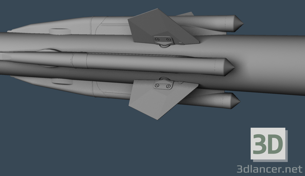 3d model Rocket 3M9 SAM "Buk" in scale 1:35 | 82713 | 3dlancer.net