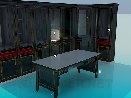 3d model Library Corner storefront | 2721 | 3dlancer.net