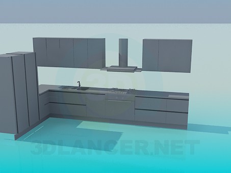 3d model Modular Kitchen | 3737 | 3dlancer.net