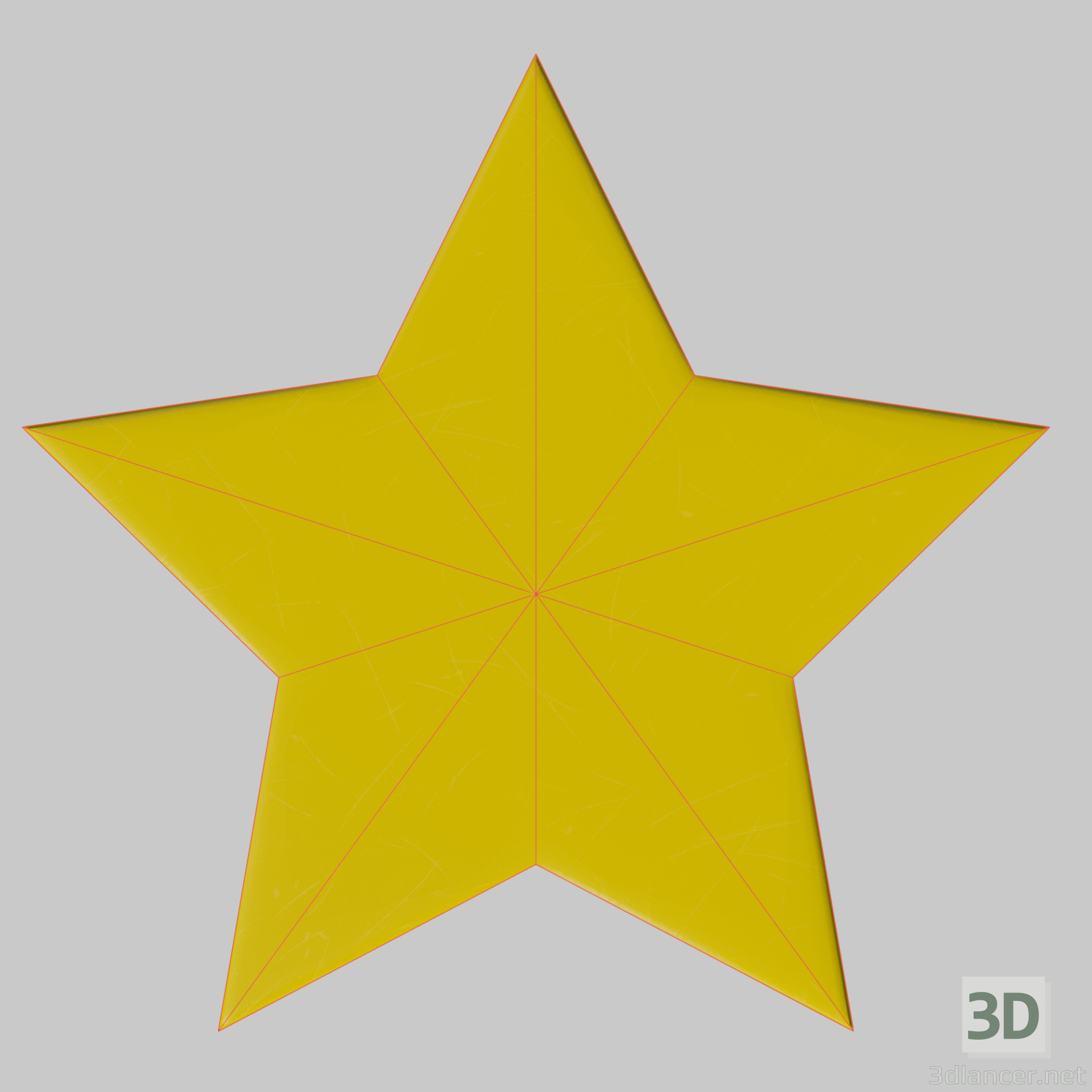 3d model simple star | 86076 | 3dlancer.net