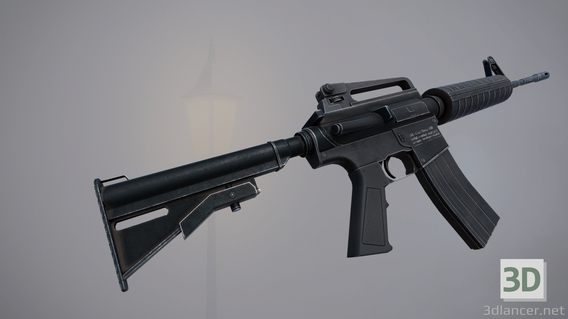 3d model M4 | 26763 | 3dlancer.net