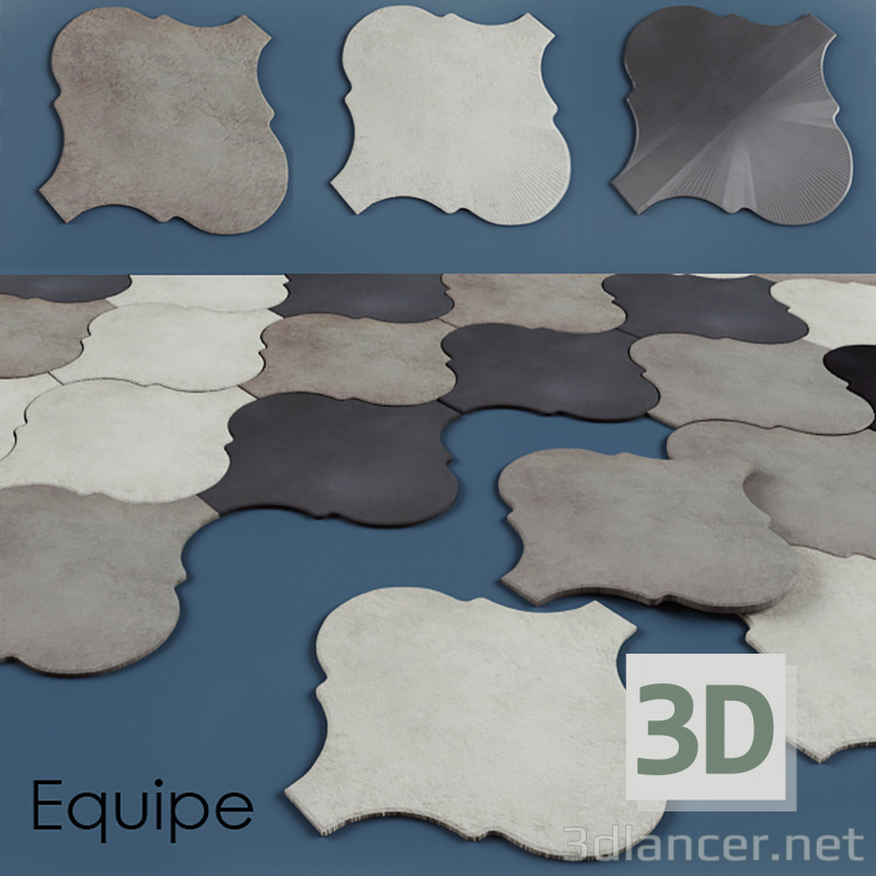 3d model Ceramic tiles Equipe Ceramicas LITHIUM | 18768 | 3dlancer.net