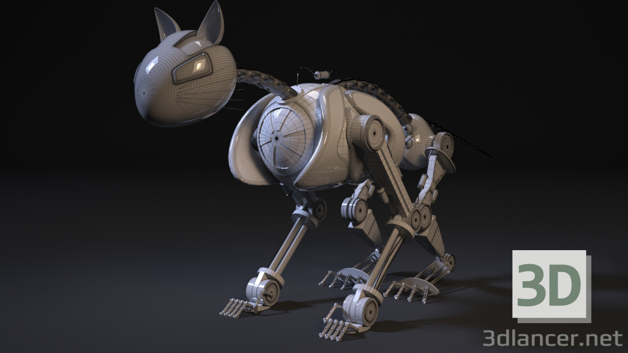 3d model Robot cat | 34775 | 3dlancer.net