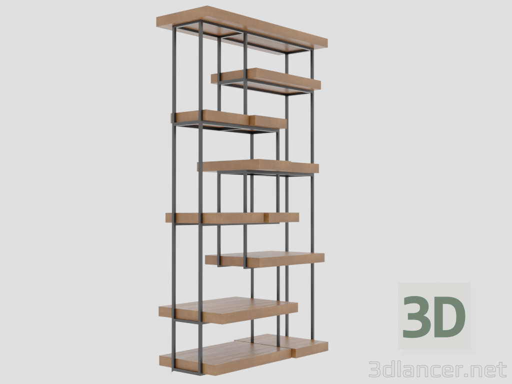 3d model Decorative bookcase | 86078 | 3dlancer.net