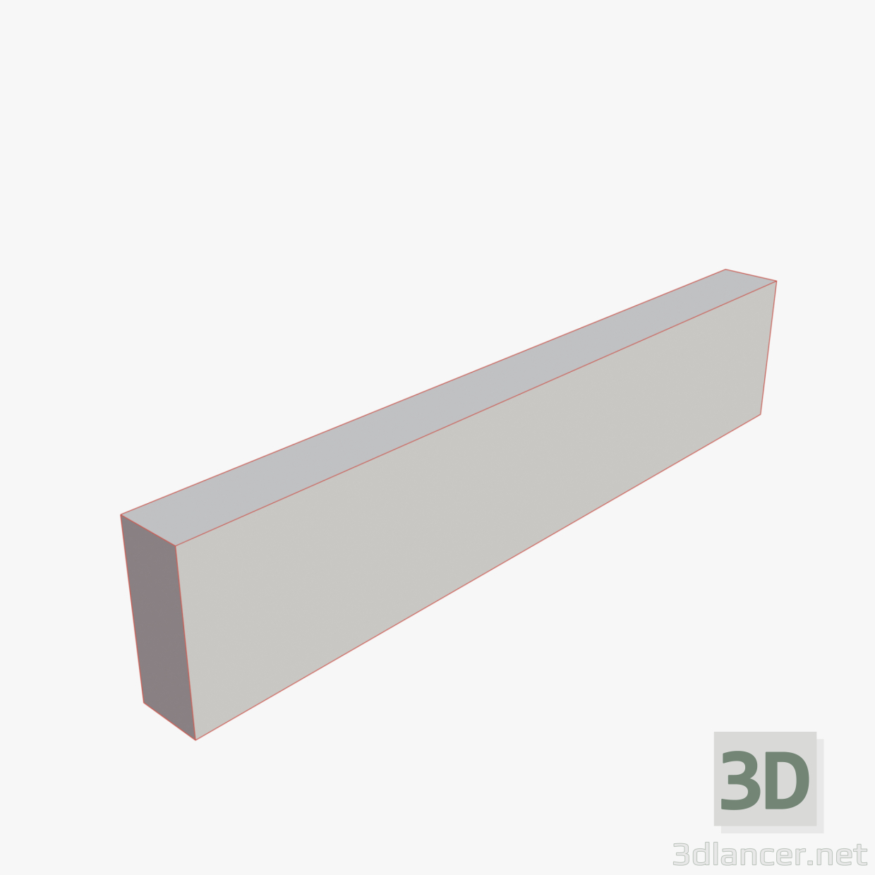 3d model Border 1000x200x80 | 94788 | 3dlancer.net