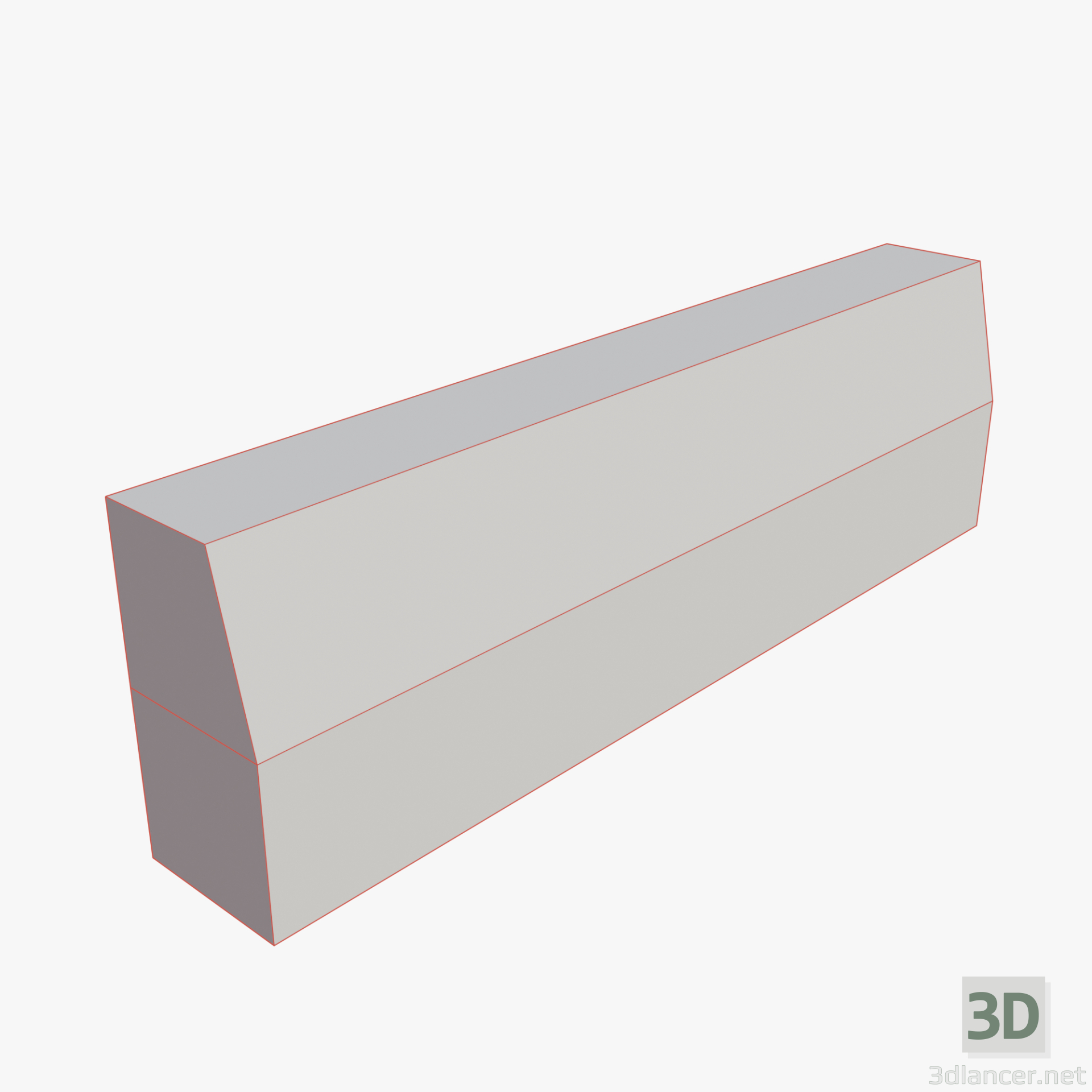 3d model Border 1000x300x150 | 94789 | 3dlancer.net