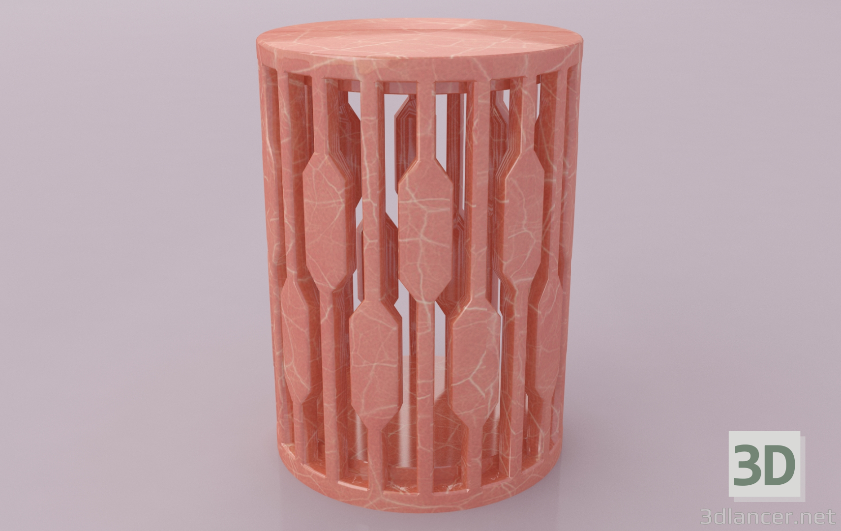 3d model Round bedside table | 89795 | 3dlancer.net