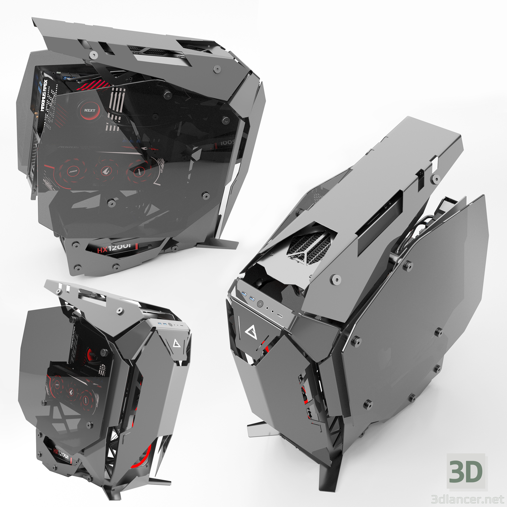 Modelo 3d computadora de escritorio | 76798 | 3dlancer.net