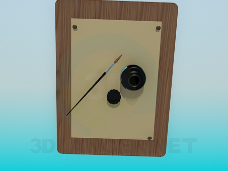 3d model Drawing Kit | 8802 | 3dlancer.net