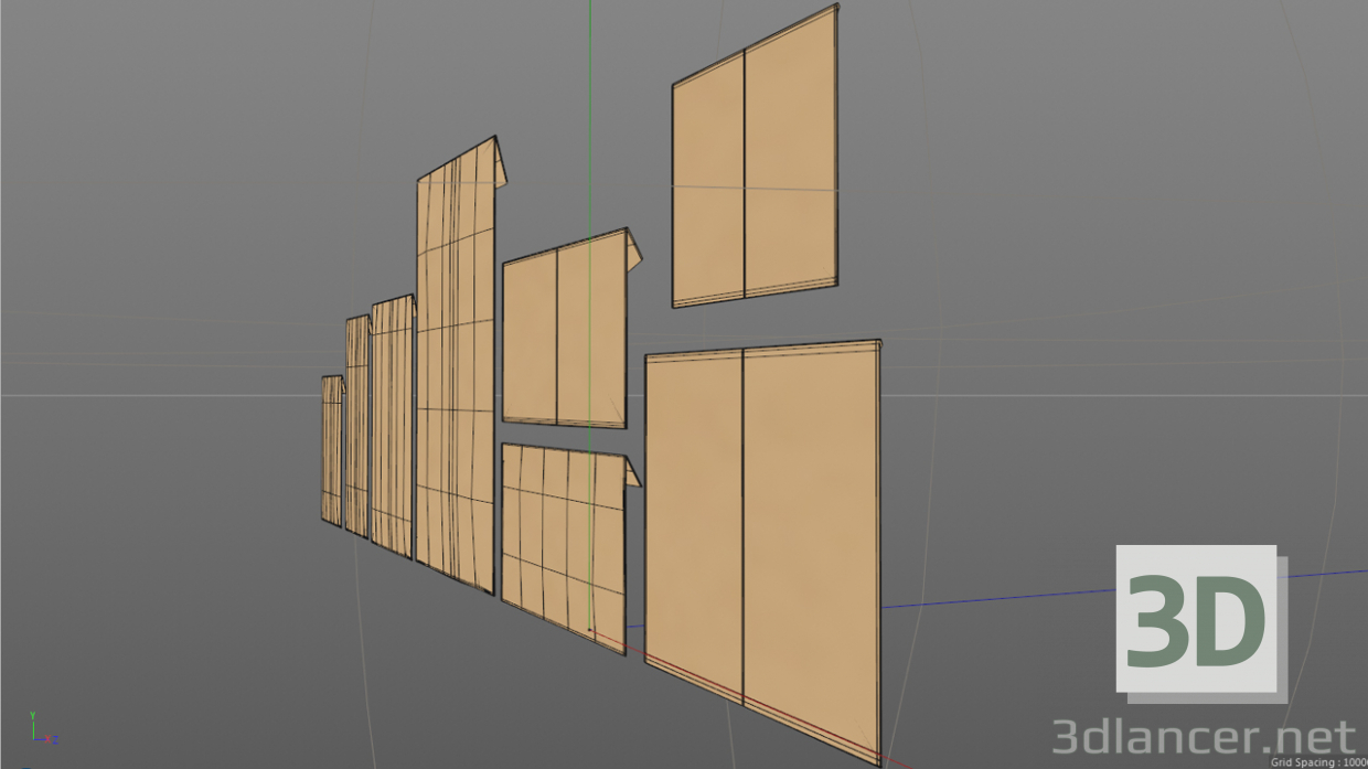 3d model 3D Envelopes (Different Sizes) | 28808 | 3dlancer.net