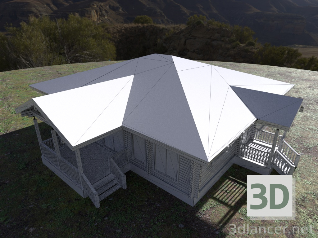 3d model Wooden House | 31809 | 3dlancer.net