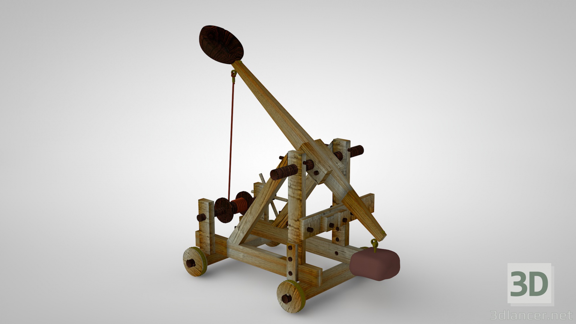 Modelo 3d Catapulta | 15081 | 3dlancer.net