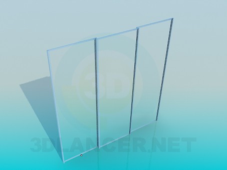 3d model The sliding system of sliding wardrobe | 1812 | 3dlancer.net