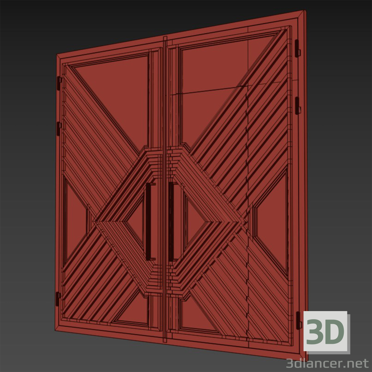 3d model Gate black loft 05 | 92820 | 3dlancer.net