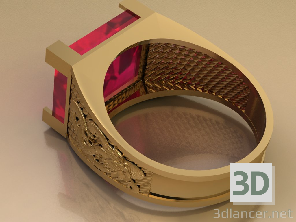 3d model buddha ring | 77821 | 3dlancer.net